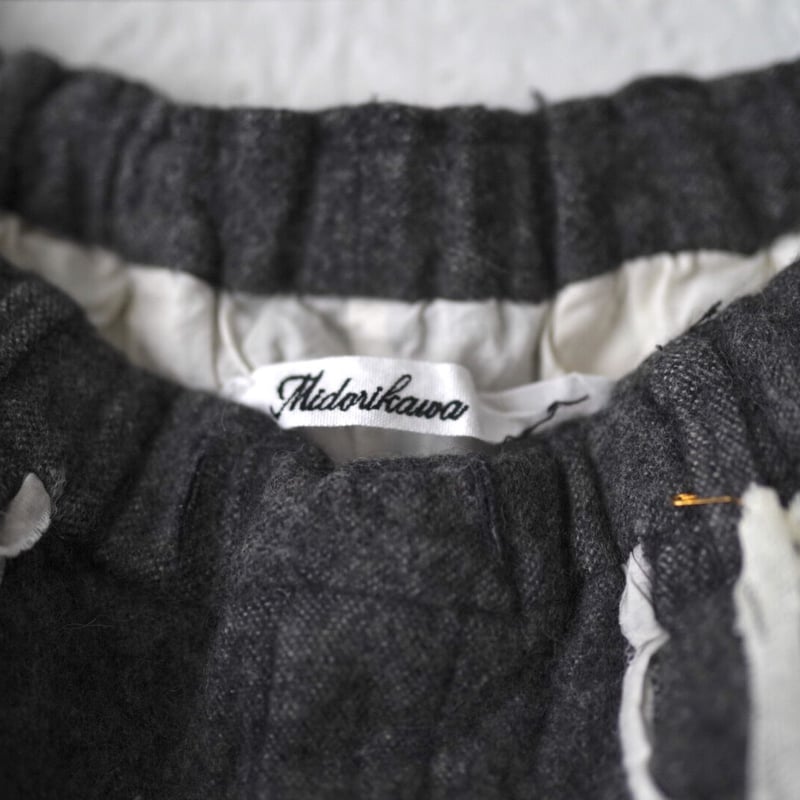 18AW ウールアルパカイージーパンツ / midorikawa(ミドリカワ 18AW ウールアルパカイージーパンツ / midorikawa(ミドリカワ