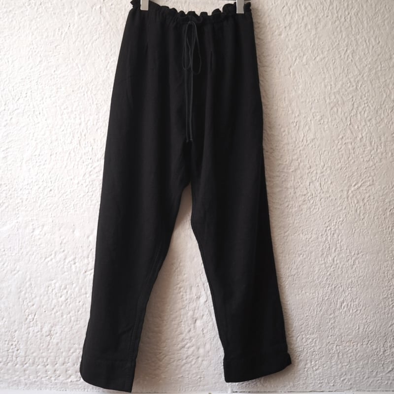 Drawstring Resort Pant カシミヤコットンリネンイージーパンツ Drawstring Resort Pant カシミヤコットンリネンイージーパンツ