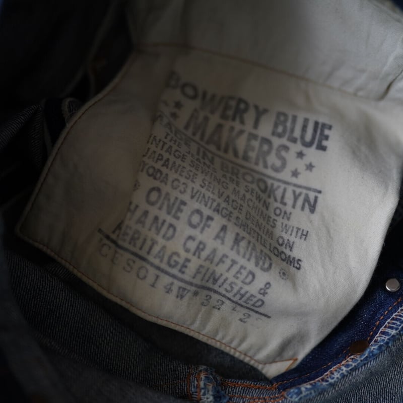 デニムパンツ W32L22 / Bowery Blue Makers(バウリーブルー デニムパンツ W32L22 / Bowery Blue Makers(バウリーブルー