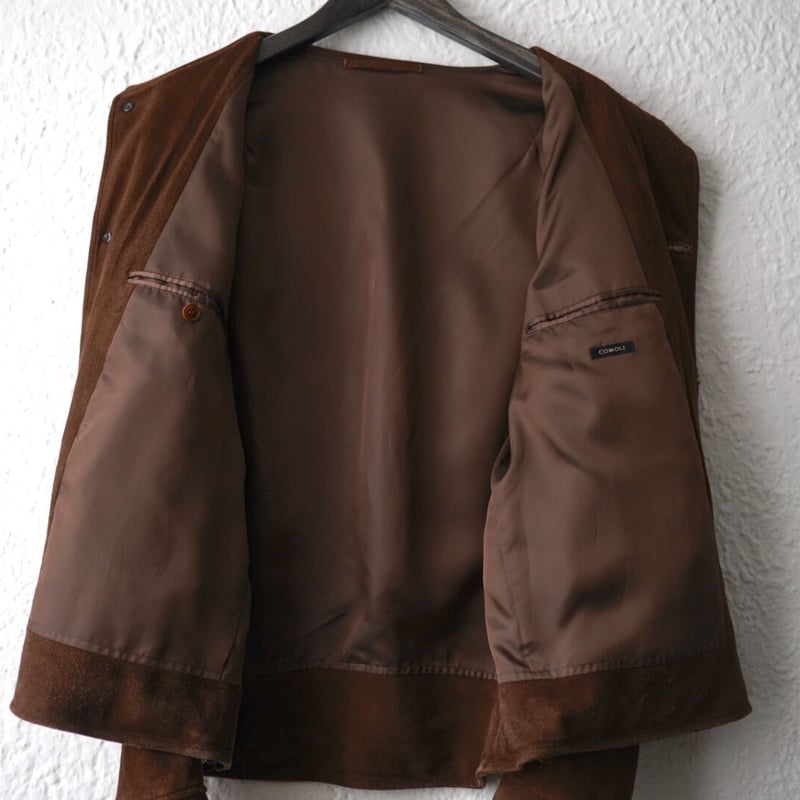 21AW スウェードレザーライダースジャケット / COMOLI(コモリ 21AW スウェードレザーライダースジャケット / COMOLI(コモリ