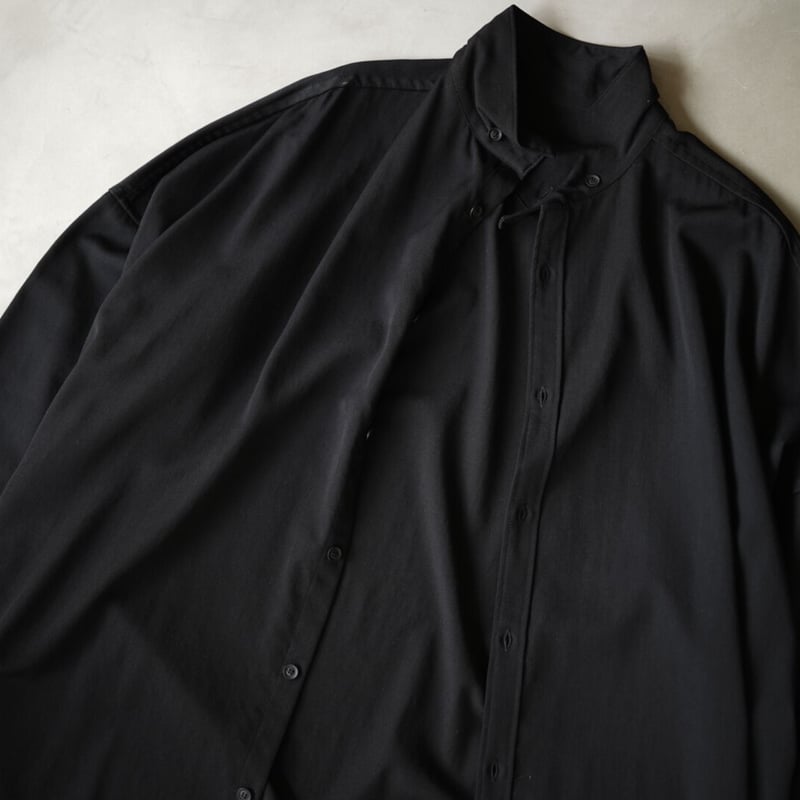 19SS Long Blouse Wrinkled Gabardine ウールギャバジンロング 19SS Long Blouse Wrinkled Gabardine ウールギャバジンロング