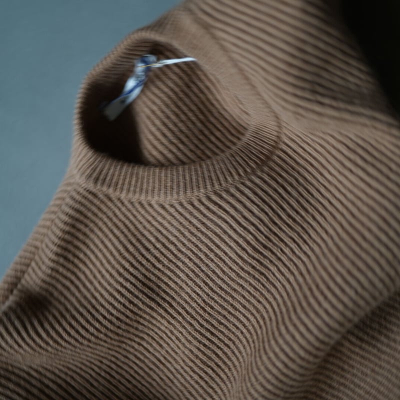 19AW 袖切替エルボーパッチニットセーター / Cristaseya 19AW 袖切替エルボーパッチニットセーター / Cristaseya
