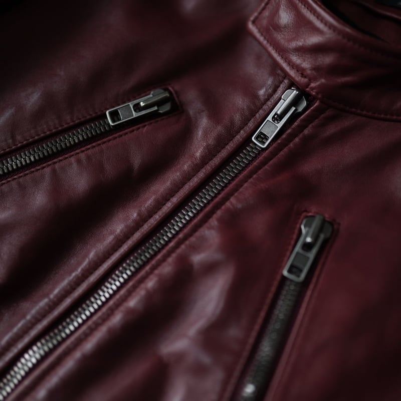 12SS レンガカラーハの字ライダースジャケット / Maison Martin 12SS レンガカラーハの字ライダースジャケット / Maison Martin