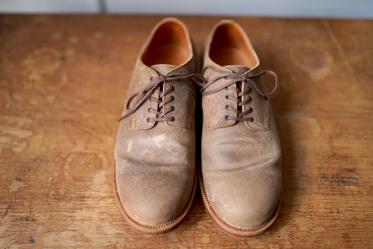 Blucher 5 hole ヴァケッタカーフレザーダービーシューズ Blucher 5 hole ヴァケッタカーフレザーダービーシューズ