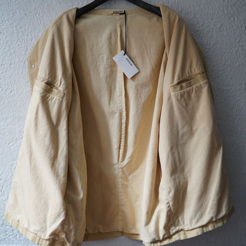 22SS 和紙ダックキャンバスブルゾンジャケット / AURALEE 22SS 和紙ダックキャンバスブルゾンジャケット / AURALEE