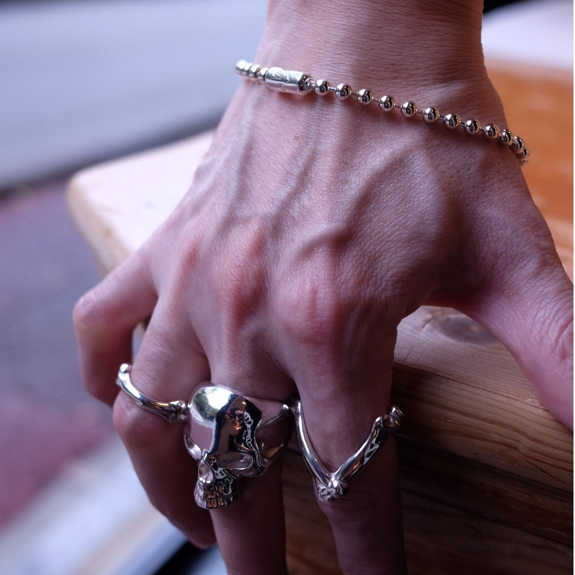 ball chain bracelet. -S- regular / silver | TAK ball chain bracelet. -S- regular / silver | TAK