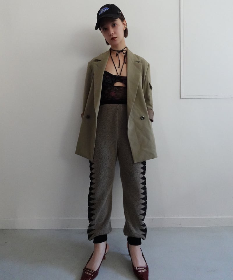 FUMIE=TANAKA / Giza knit pants | JURK FUMIE=TANAKA / Giza knit pants | JURK