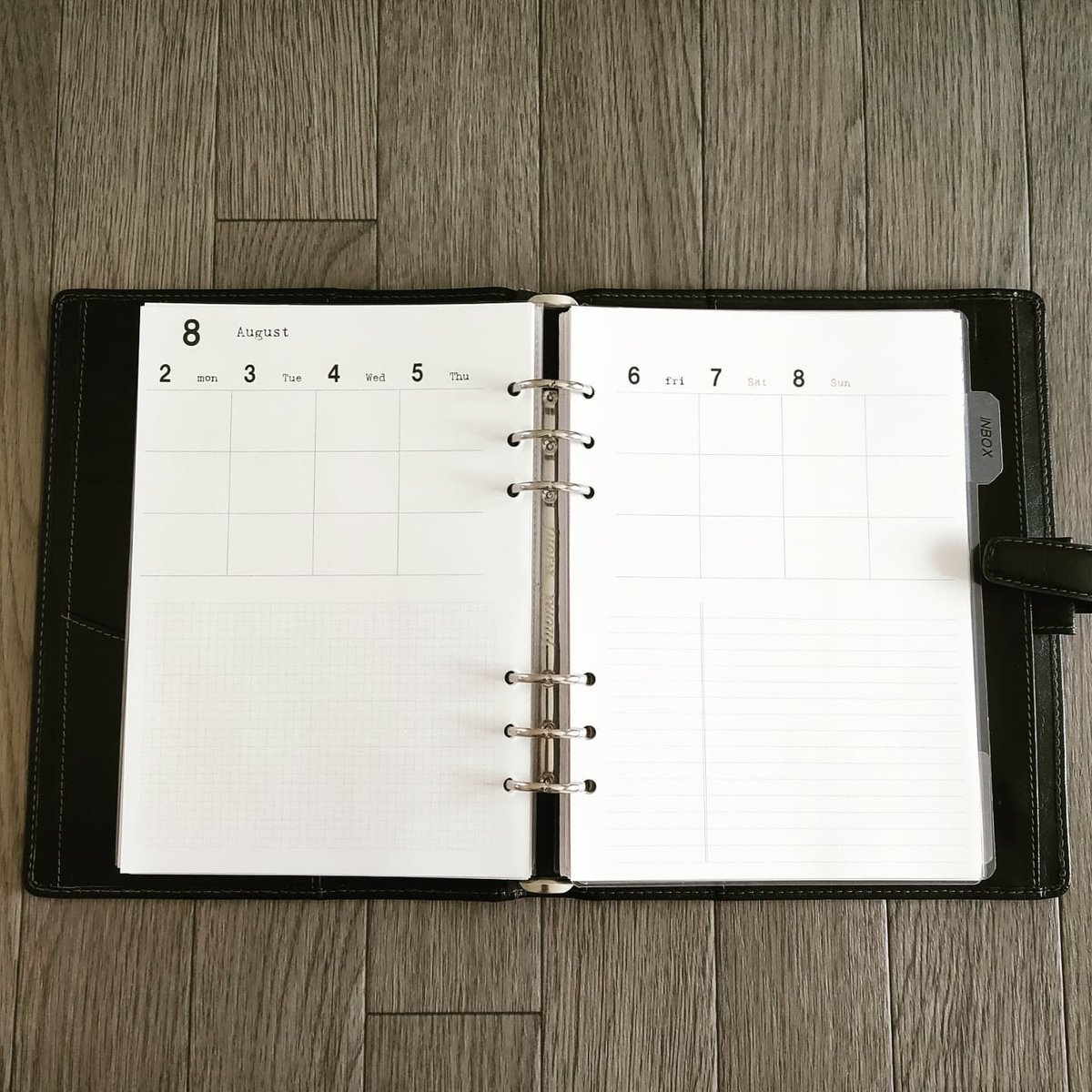 【A5】3分割Weekly | Aristobook.