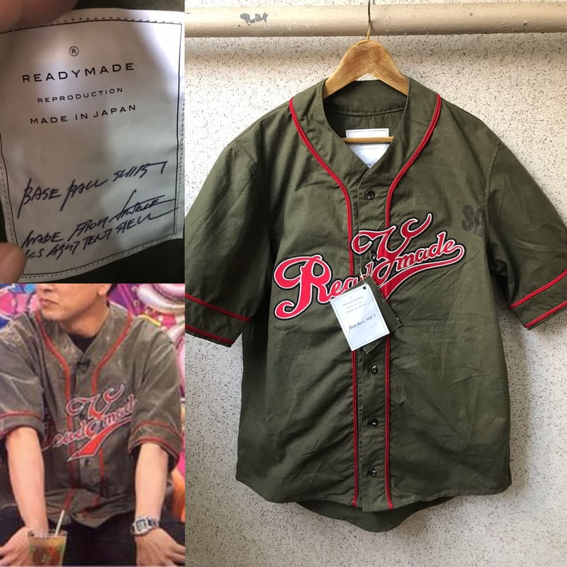 新品タグ付き☆Ready Made レディメイド ベースボールシャツ 新品タグ付き☆Ready Made レディメイド ベースボールシャツ