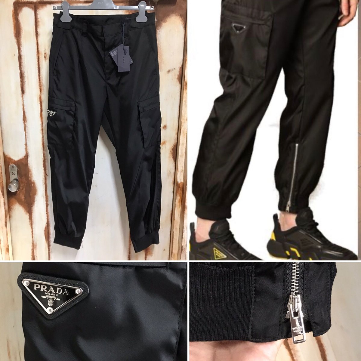 新品タグ付き PRADA プラダ イージーカーゴ ナイロン パンツ 新品タグ付き PRADA プラダ イージーカーゴ ナイロン パンツ