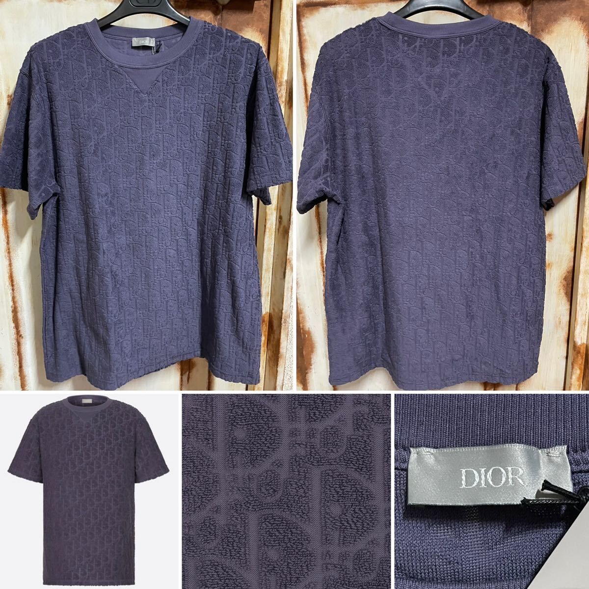 ディオール】オブリーク オーバーTシャツ XL 白- ディオール】オブリーク オーバーTシャツ XL 白-