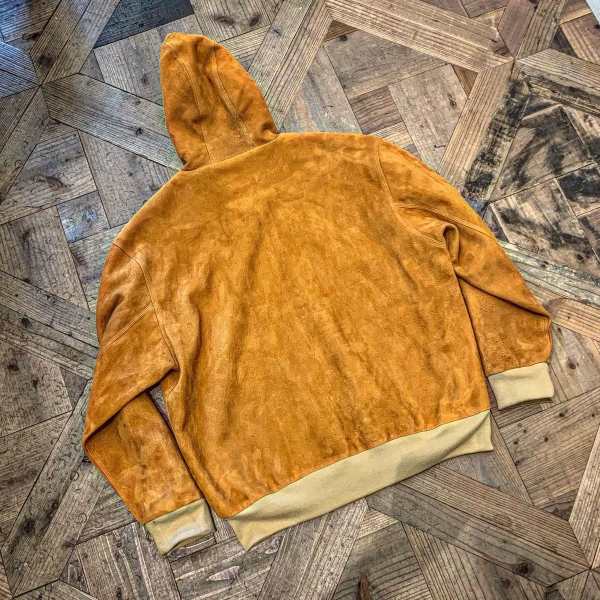 CWORKS【Crispy / ｸﾘｽﾋﾟｰ 】Deer suede (CAMEL)(FINE...