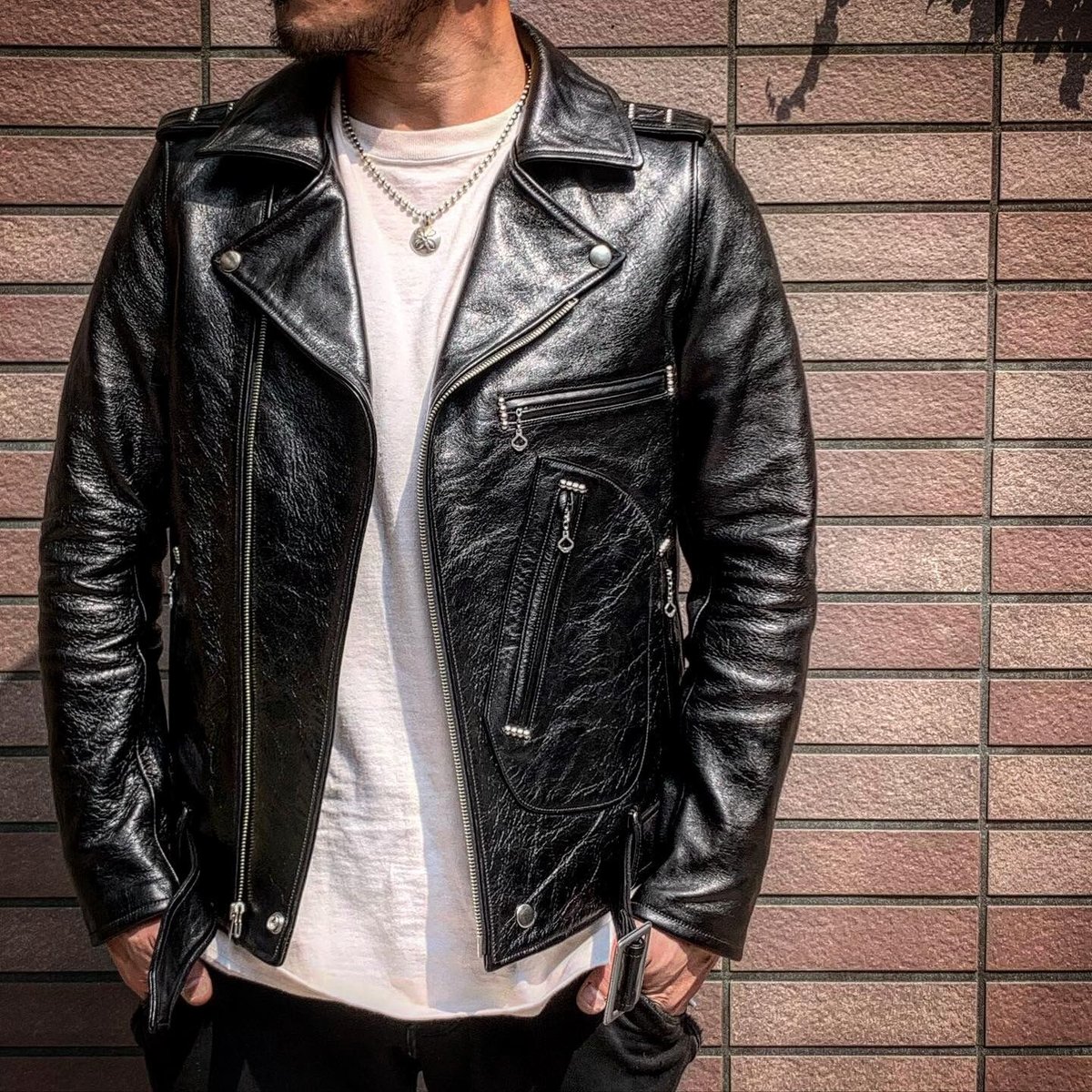 FOUNTAINHEAD LEATHER【 DELTA / デルタ 】【BLACK】