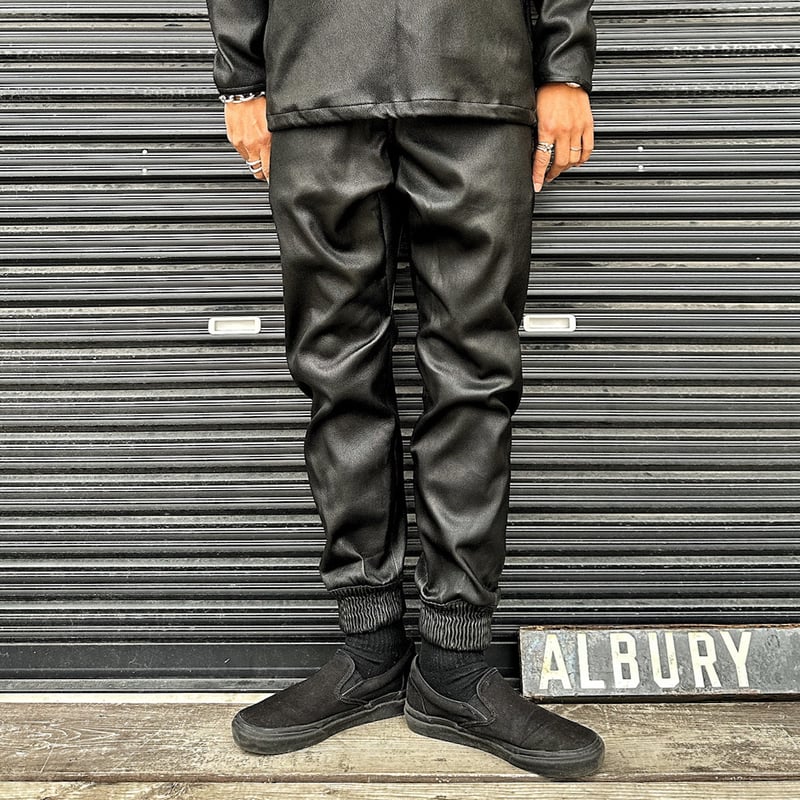 MOSSIR【lover / ローバー】stretch leather sweat pant MOSSIR【lover / ローバー】stretch leather sweat pant