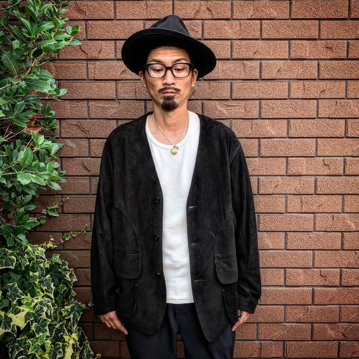 CWORKS【Biscuits / ﾋﾞｽｹｯﾂ】Deer suede (BLACK)(FIN...