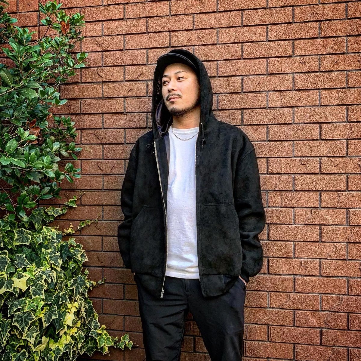 CWORKS【Crispy / ｸﾘｽﾋﾟｰ 】Deer suede (BLACK)(FINE...