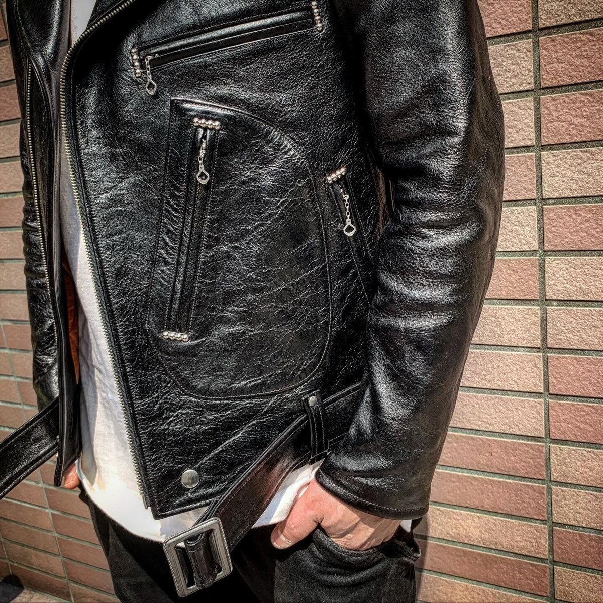 FOUNTAINHEAD LEATHER【 DELTA / デルタ 】【BLACK】