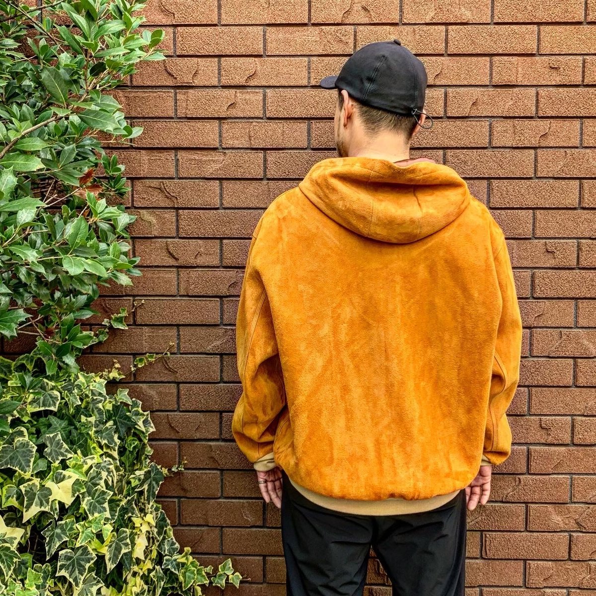 CWORKS【Crispy / ｸﾘｽﾋﾟｰ 】Deer suede (CAMEL)(FINE...