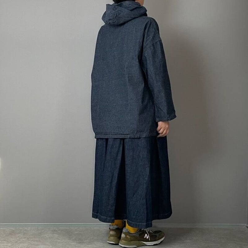 サルベージパーカー□インディゴリップストップ□onewash | NUU サルベージパーカー□インディゴリップストップ□onewash | NUU