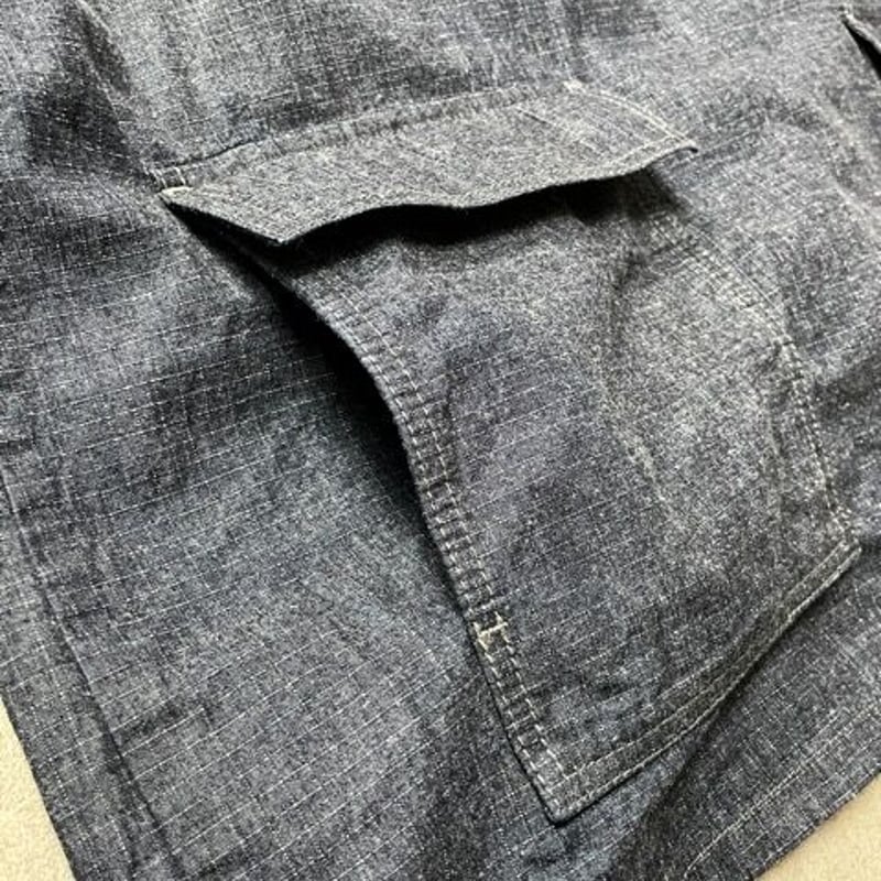 サルベージパーカー□インディゴリップストップ□onewash | NUU サルベージパーカー□インディゴリップストップ□onewash | NUU