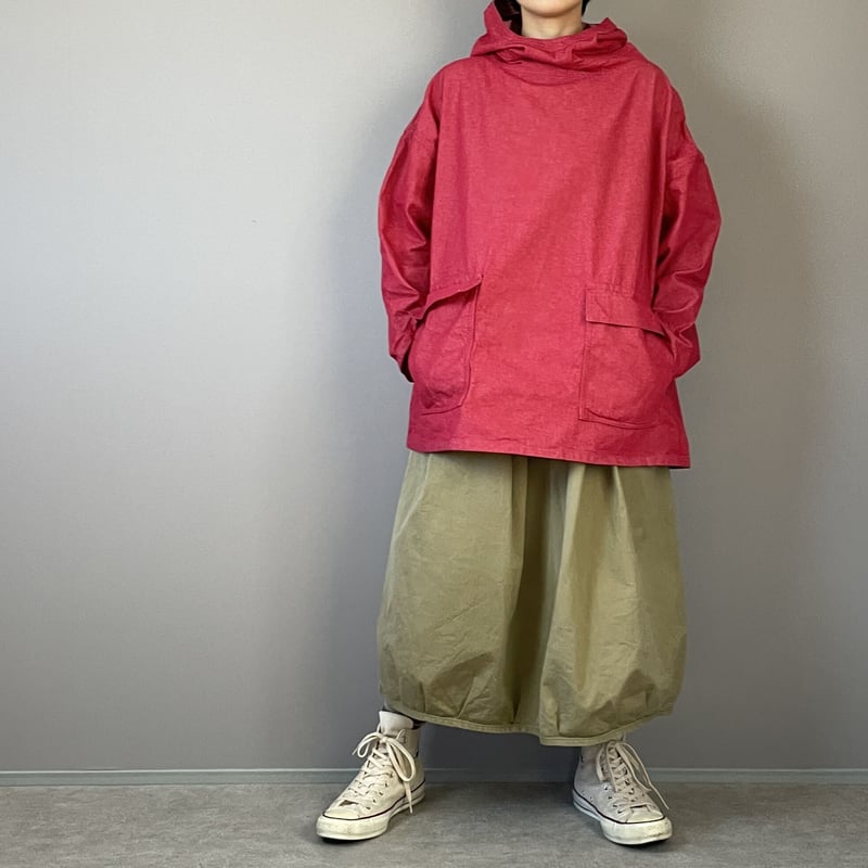 サルベージパーカー□REDデニム | NUU-GARMENT FACTORY サルベージパーカー□REDデニム | NUU-GARMENT FACTORY