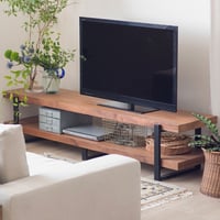 IRON + WOOD ローシェルフ / マンゴー材 W1500×D350×H760mm IRON + WOOD ローシェルフ / マンゴー材 W1500×D350×H760mm