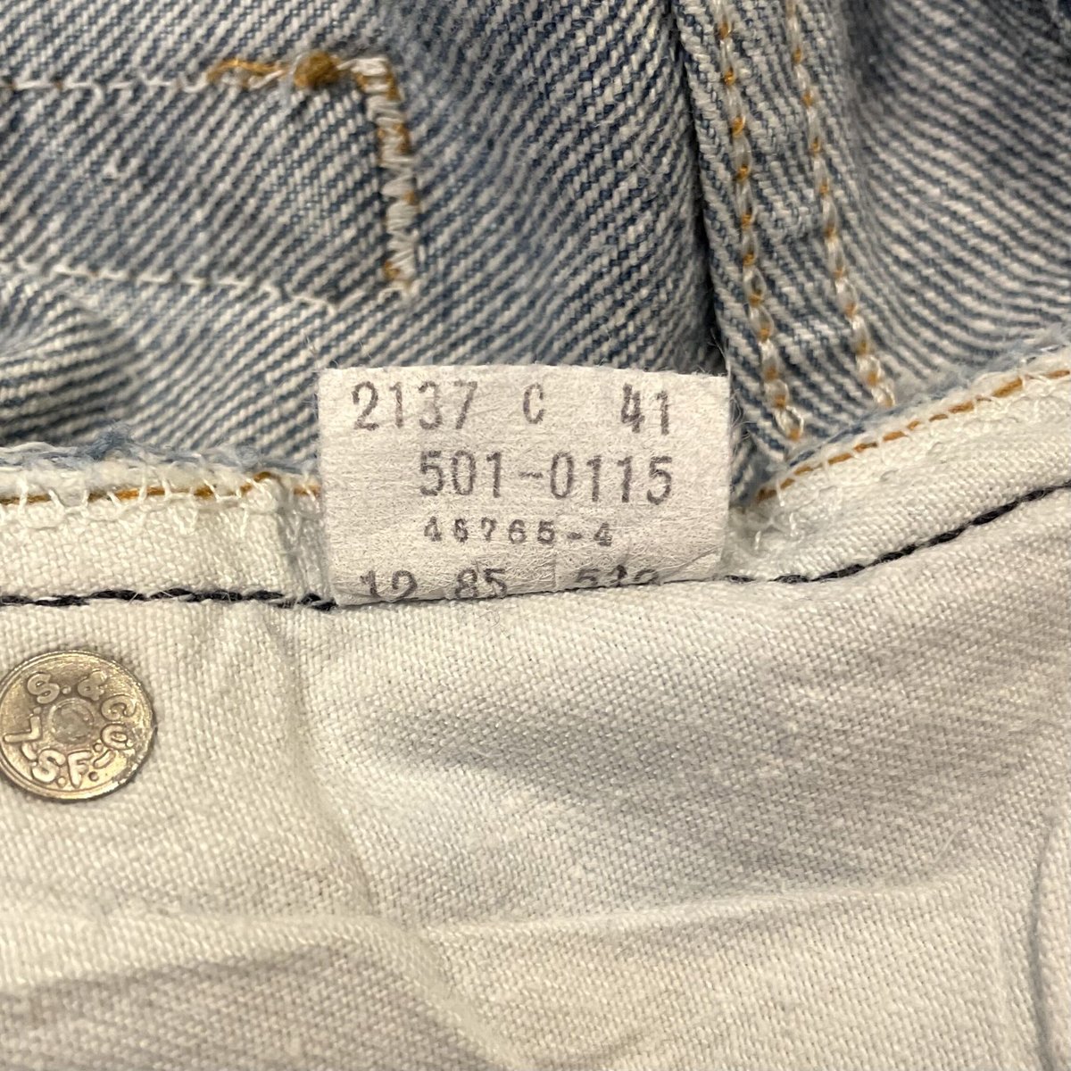 80s Levi's 501-0115 リーバイス デニムパンツ 31×33 USA製 80s Levi's 501-0115 リーバイス デニムパンツ 31×33 USA製