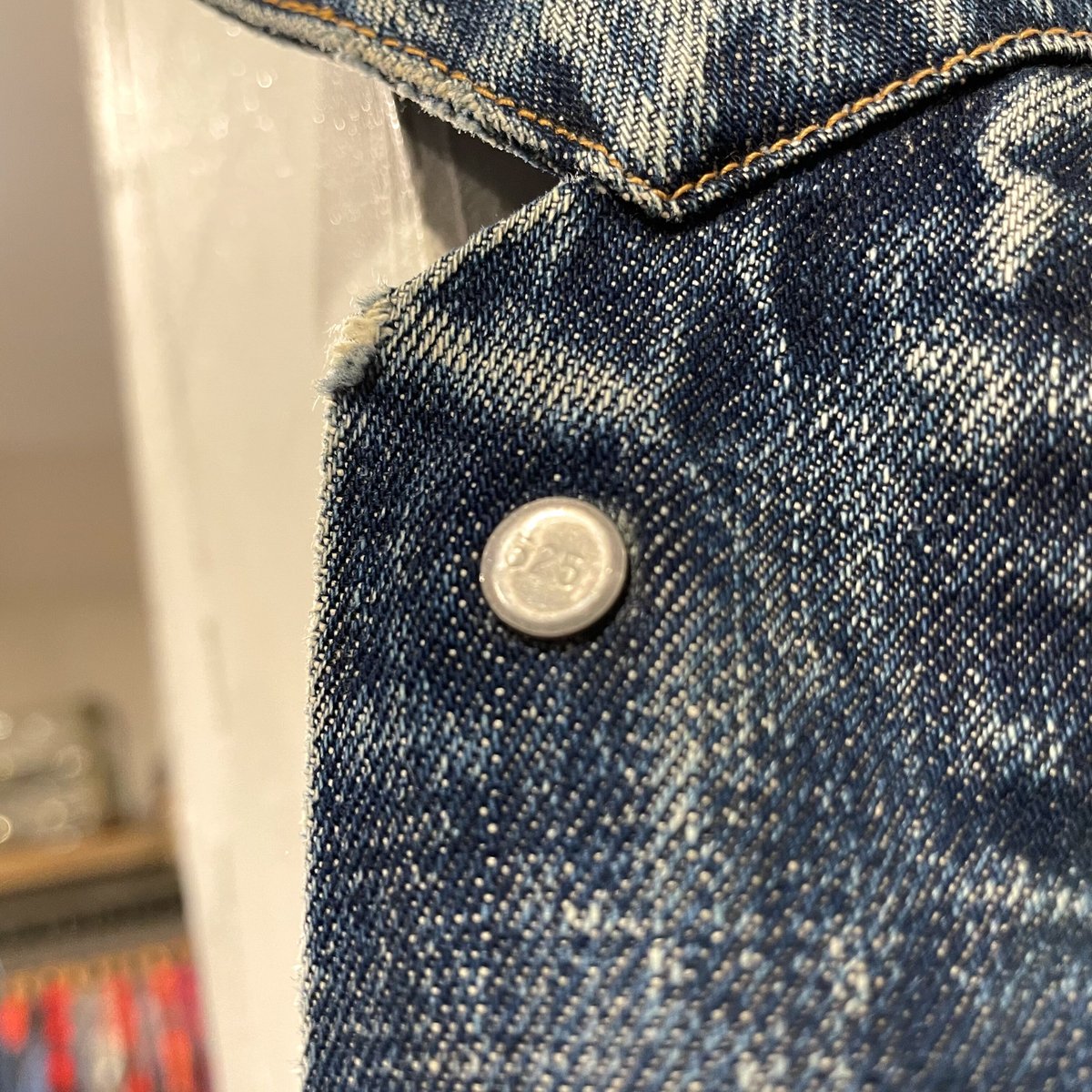 Levis 70505 Big E 60s デニムジャケット 小パッチ 不均等V Levis 70505 Big E 60s デニムジャケット 小パッチ 不均等V