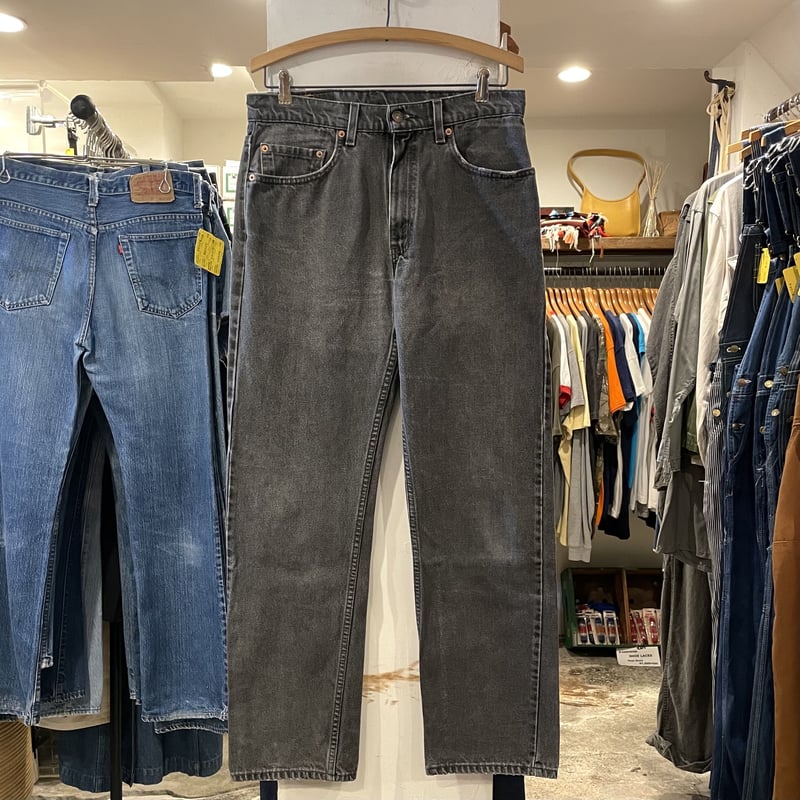 90s Levi's 505 ブラックデニムパンツ リーバイス505 USA製 1998 90s Levi's 505 ブラックデニムパンツ リーバイス505 USA製 1998