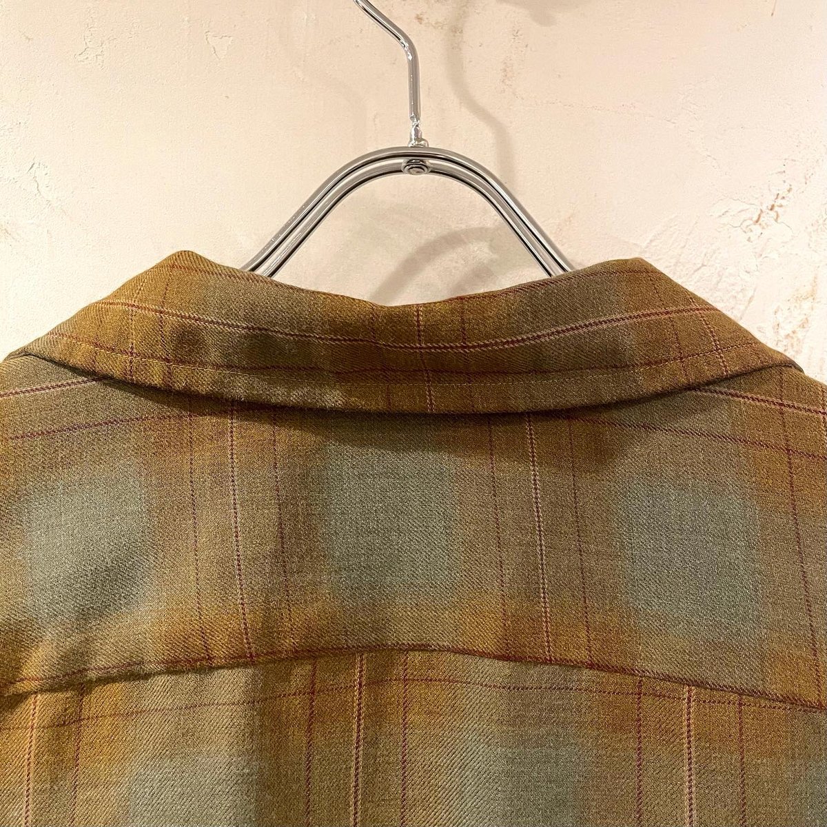 VAN HEUSEN レーヨンシャツ オープンカラー ボックスシルエット VAN HEUSEN レーヨンシャツ オープンカラー ボックスシルエット