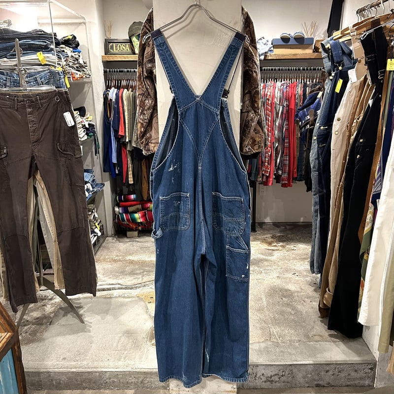 90s Carhartt デニムオーバーオール カーハート ペンキ飛び 90s Carhartt デニムオーバーオール カーハート ペンキ飛び