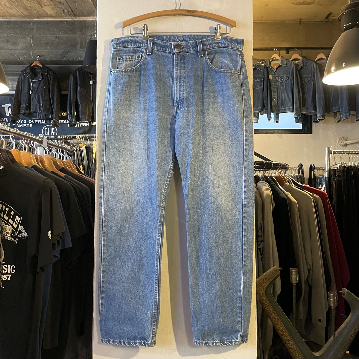80s Levi's 505 0213 デニムパンツ 36×29 USA製 裾チェーン 80s Levi's 505 0213 デニムパンツ 36×29 USA製 裾チェーン