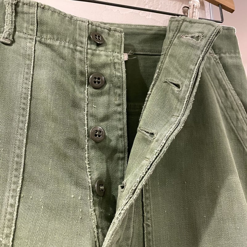 60s US ARMY ベイカーパンツ MEDIUM サイドアジャスター COTTON 60s US ARMY ベイカーパンツ MEDIUM サイドアジャスター COTTON