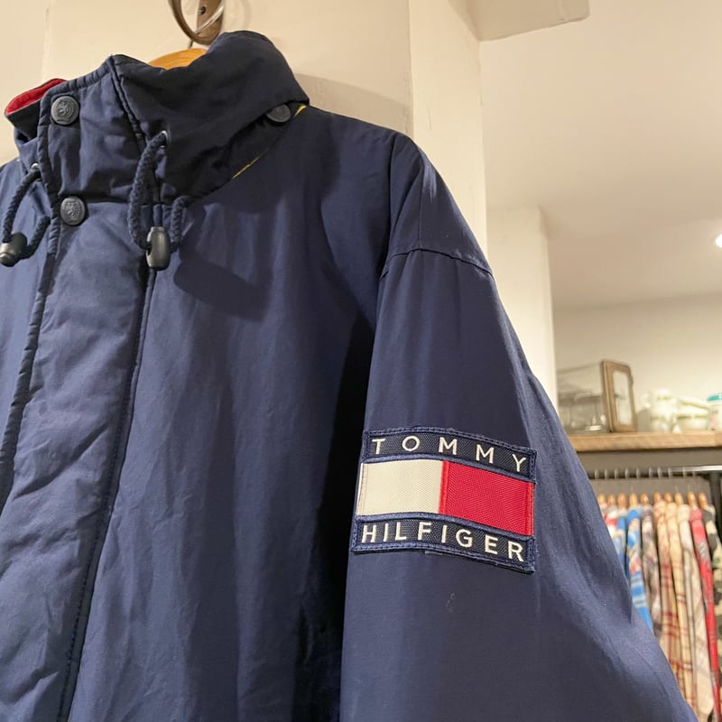 TOMMY HILFIGER 90s ダウンジャケット 紺 トミーヒルフィガー TOMMY HILFIGER 90s ダウンジャケット 紺 トミーヒルフィガー