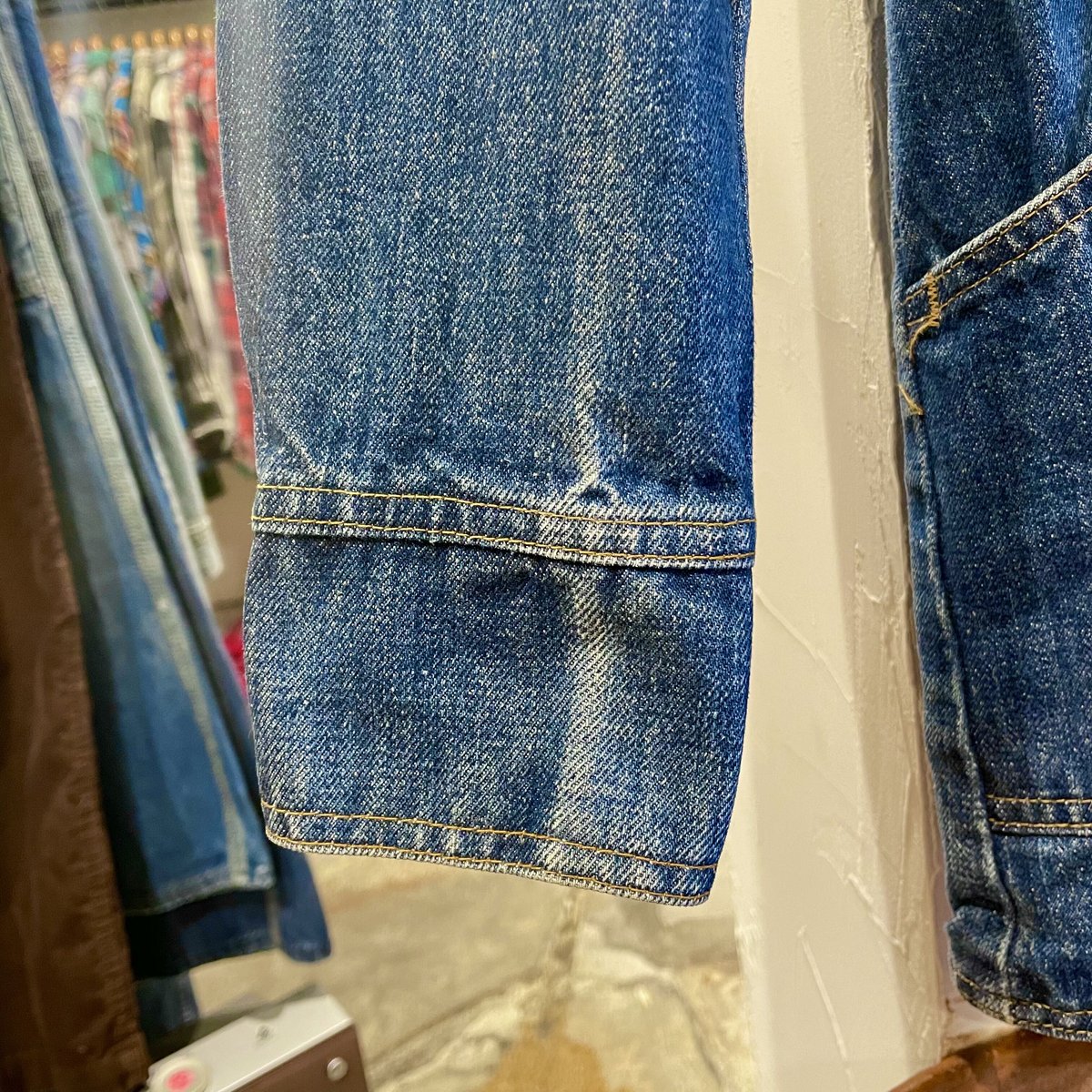 Levis 70671-0216 70s USA製 デニムブッシュジャケット オレンジ Levis 70671-0216 70s USA製 デニムブッシュジャケット オレンジ