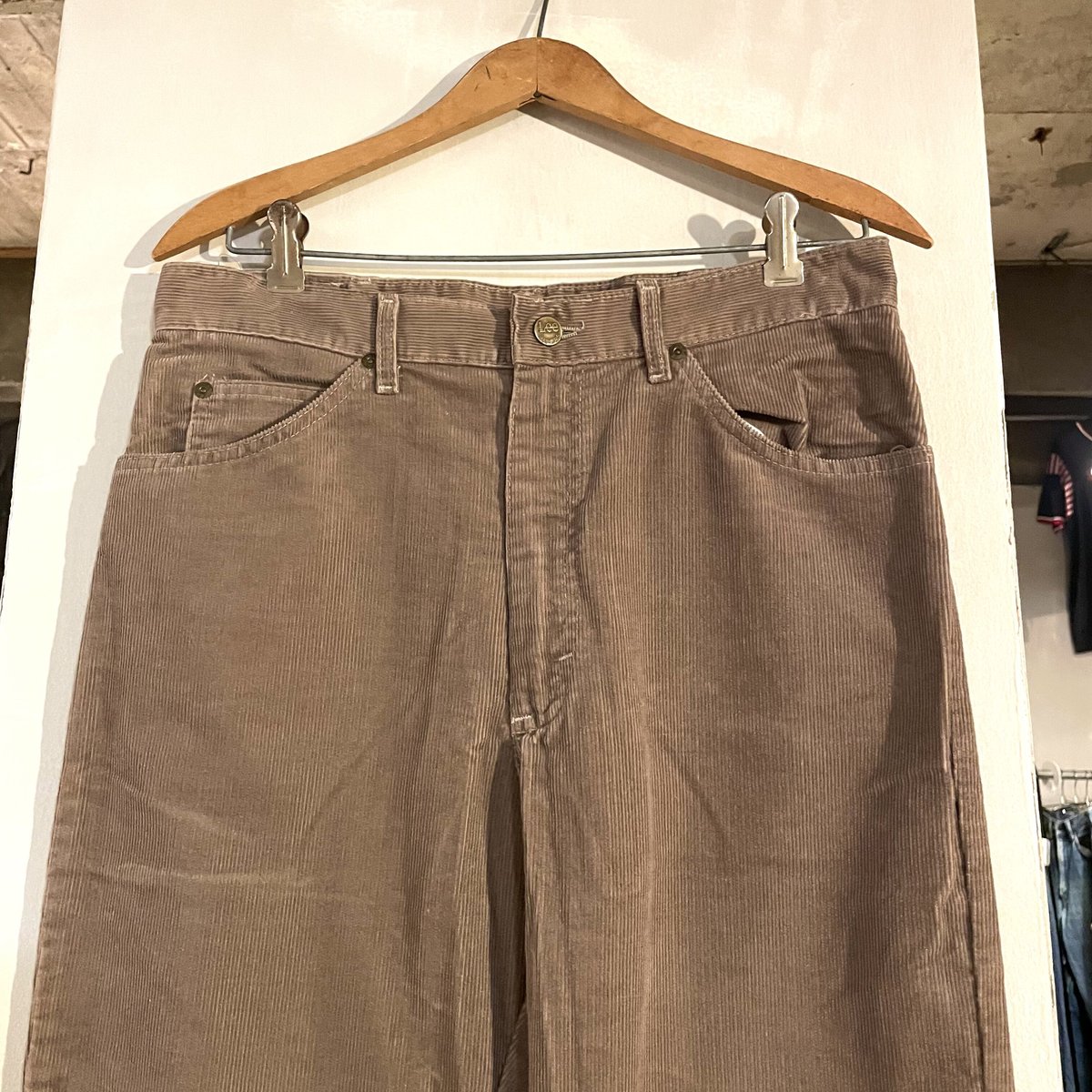 80s Lee 200-2826 コーデュロイパンツ リベット刻印大文字 USA製 80s Lee 200-2826 コーデュロイパンツ リベット刻印大文字 USA製