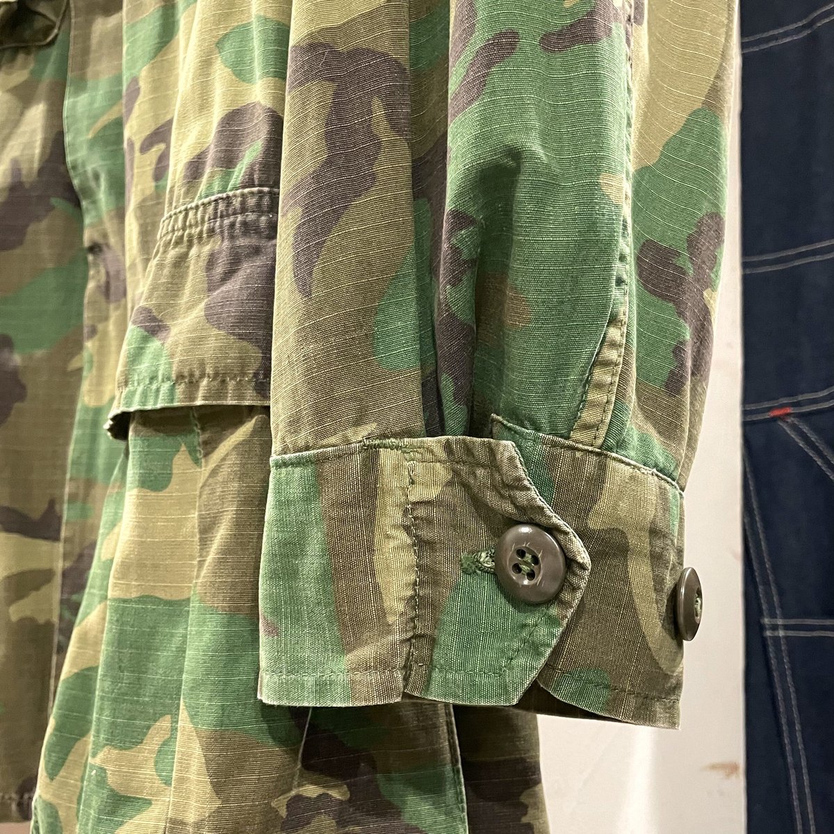 80s USMC LC-1 リーフカモ BDUジャケット RDF迷彩 1981年 ミリタリージ...