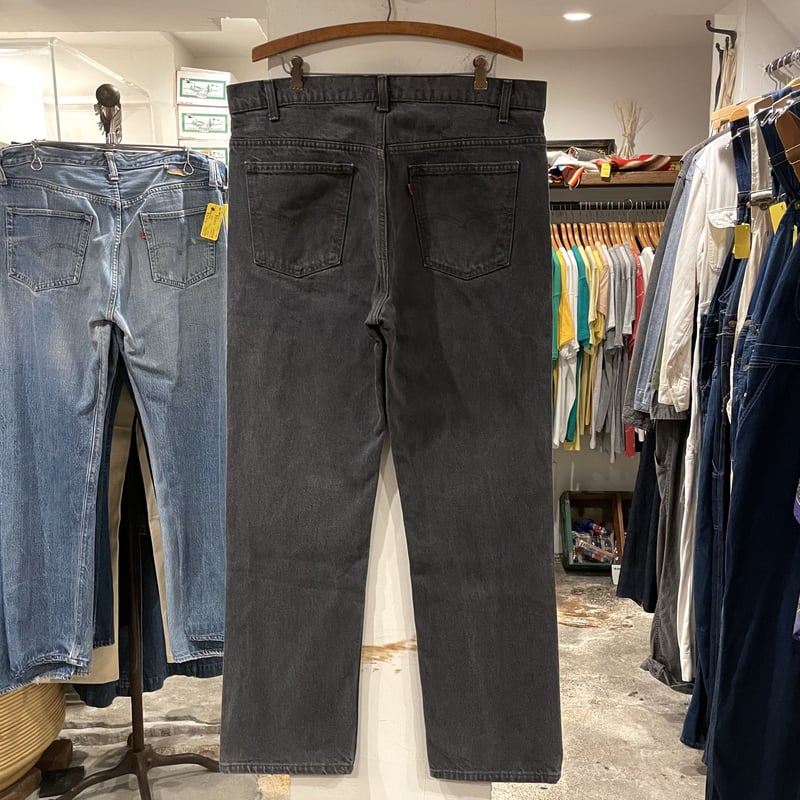 Levi's 42509-0258 80年代 リーバイス509 先染めブラックデニム Levi's 42509-0258 80年代 リーバイス509 先染めブラックデニム