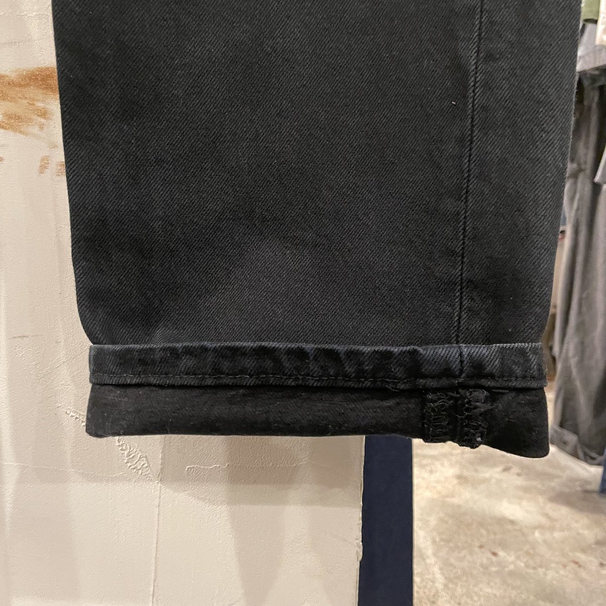 90s Levi's 501 後染めブラックデニムパンツ ユーロリーバイス 90s Levi's 501 後染めブラックデニムパンツ ユーロリーバイス