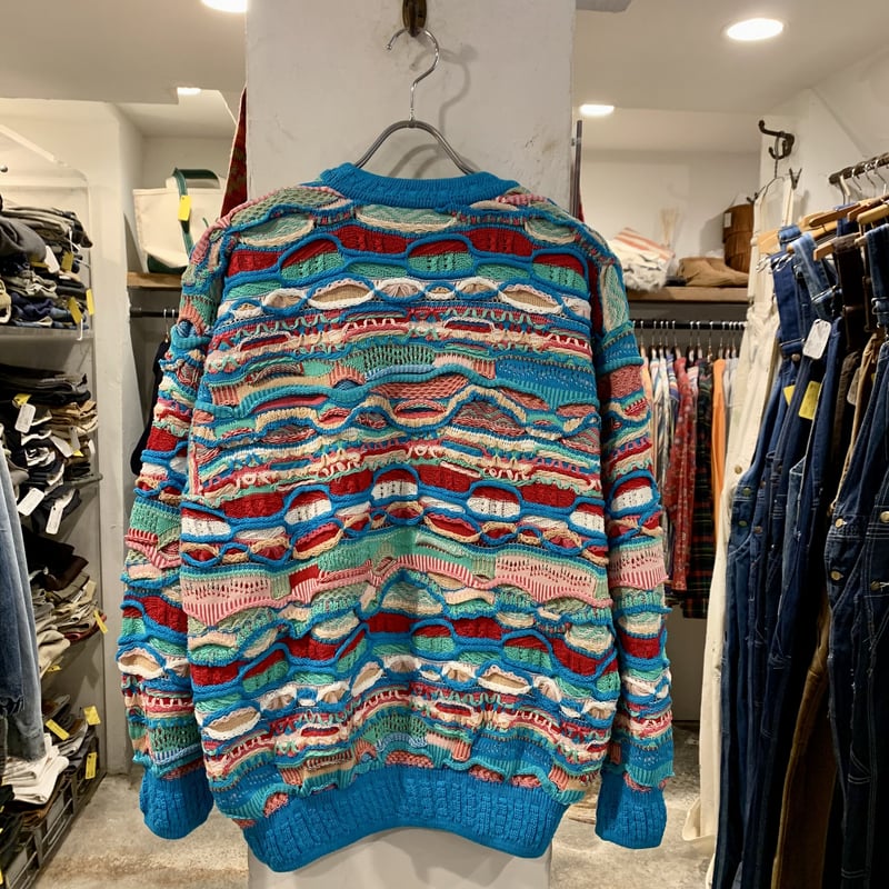 COOGI 3Dニット MERCERISEO COTTON ニットセーター クージー (S18 COOGI 3Dニット MERCERISEO COTTON ニットセーター クージー (S18