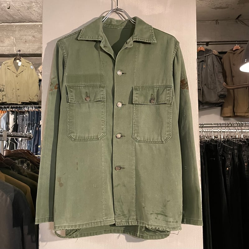 50s US MILITARY ユーティリティシャツ 13スターボタン 50s US MILITARY ユーティリティシャツ 13スターボタン