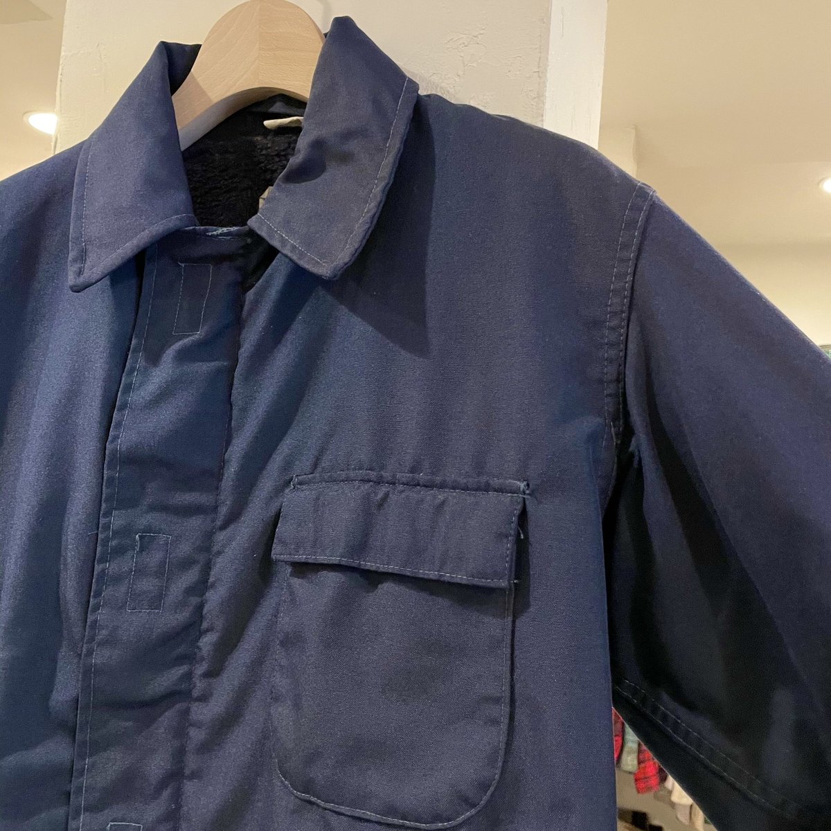 US NAVY アラミドデッキジャケット 紺 90s ミリタリージャケット US NAVY アラミドデッキジャケット 紺 90s ミリタリージャケット