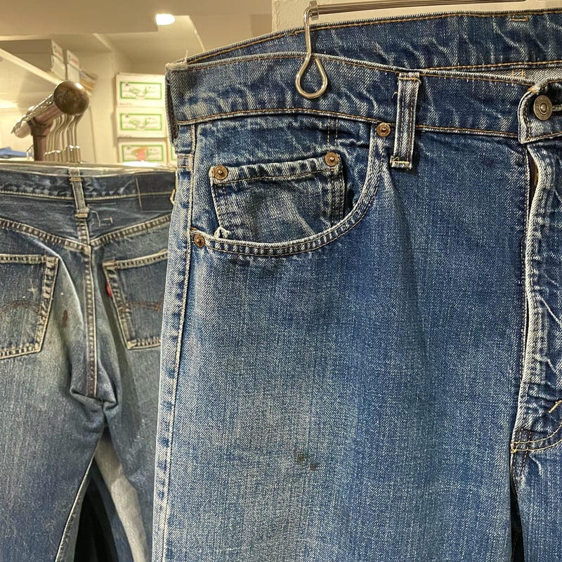 Levi's 505 66モデル バックポケット裏シングルステッチ TALON42 Levi's 505 66モデル バックポケット裏シングルステッチ TALON42