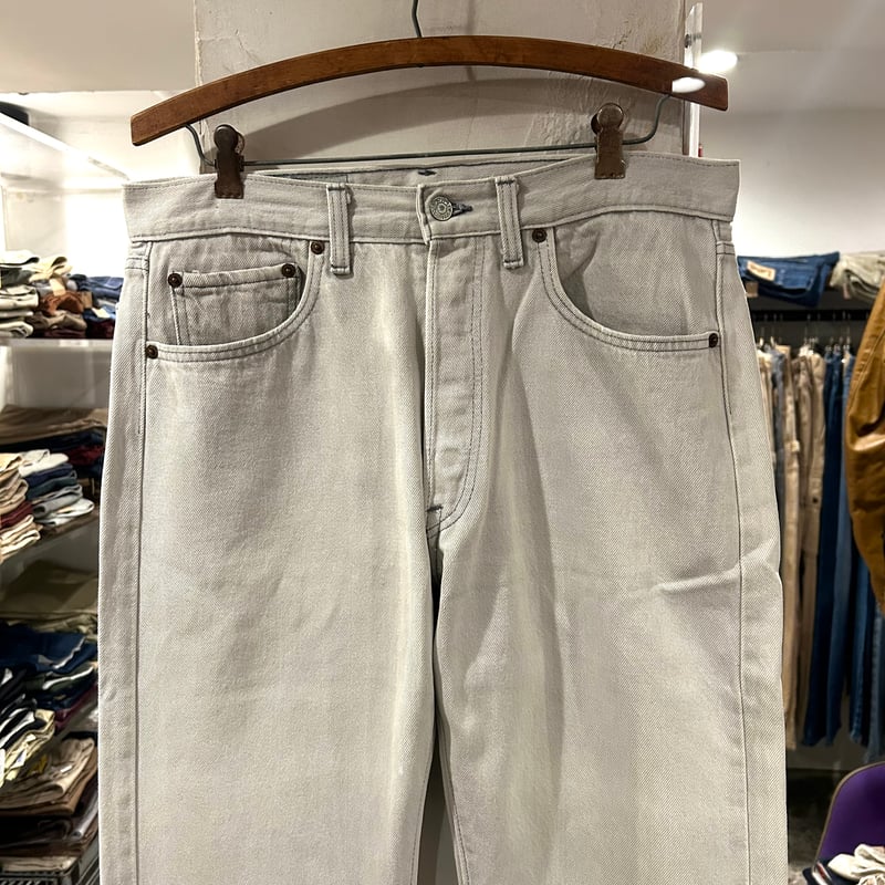 80s Levi's 501 0657 リーバイス カラーデニムパンツ グレー 32 80s Levi's 501 0657 リーバイス カラーデニムパンツ グレー 32