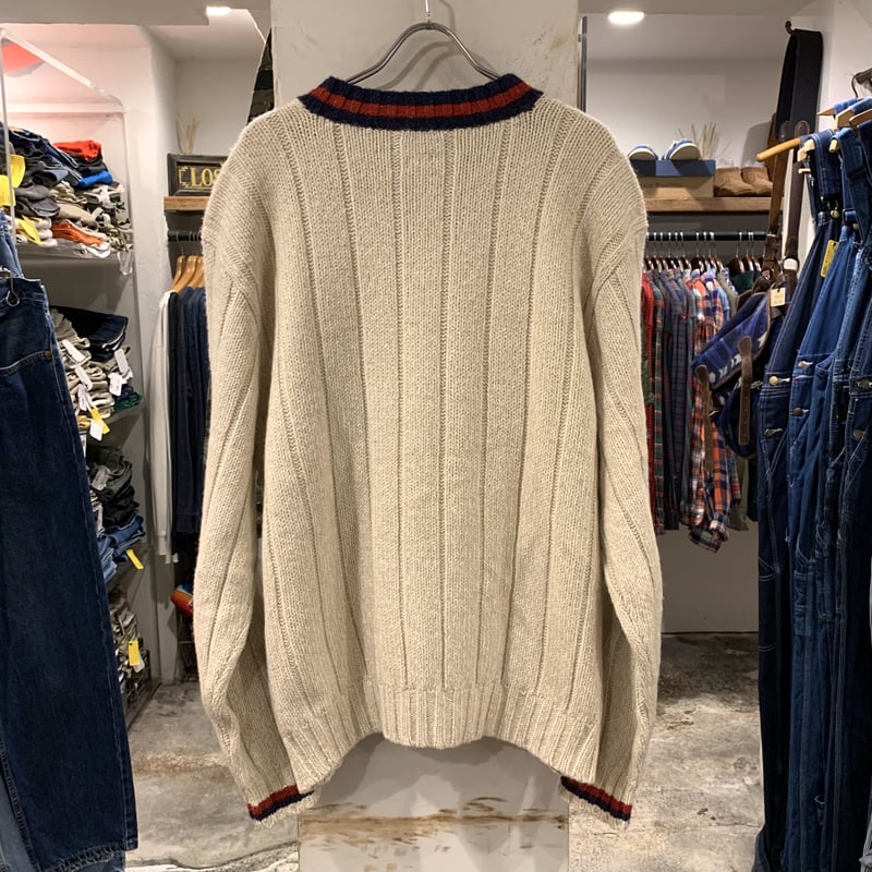 90s POLO by Ralph Lauren チルデンニット ラルフローレン XXL (S 90s POLO by Ralph Lauren チルデンニット ラルフローレン XXL (S