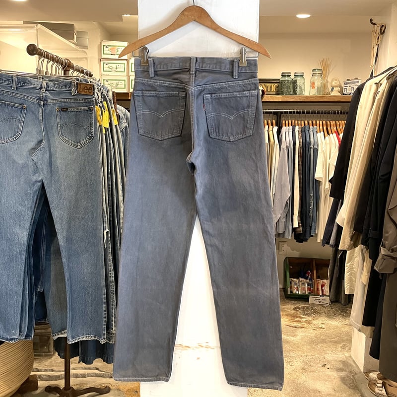 Levi's 501 80年代 リーバイス 501 後染めグレー 内股シングル Levi's 501 80年代 リーバイス 501 後染めグレー 内股シングル