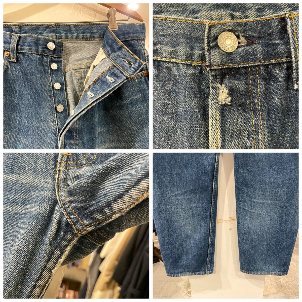 Levi's 501 90年代 リーバイス 501 ナイロンフットボタン ボタン Levi's 501 90年代 リーバイス 501 ナイロンフットボタン ボタン