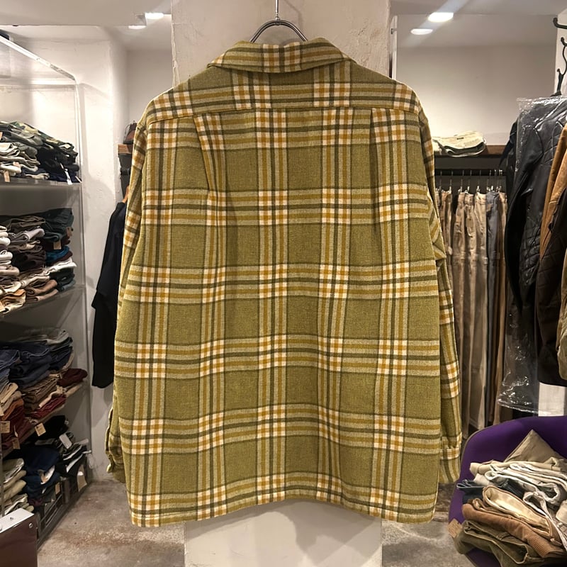 60s PENDLETON ウールチェックシャツ ペンドルトン 好配色 60s PENDLETON ウールチェックシャツ ペンドルトン 好配色