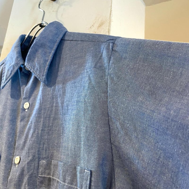 BIG YANK 70年代 chambrayshirt シャンブレーシャツ USA製 70s BIG YANK 70年代 chambrayshirt シャンブレーシャツ USA製 70s
