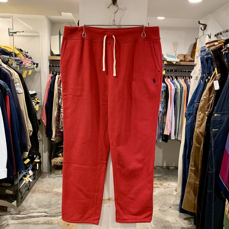 POLO RALPH LAUREN スウェットパンツ 赤色 ラルフローレン POLO RALPH LAUREN スウェットパンツ 赤色 ラルフローレン